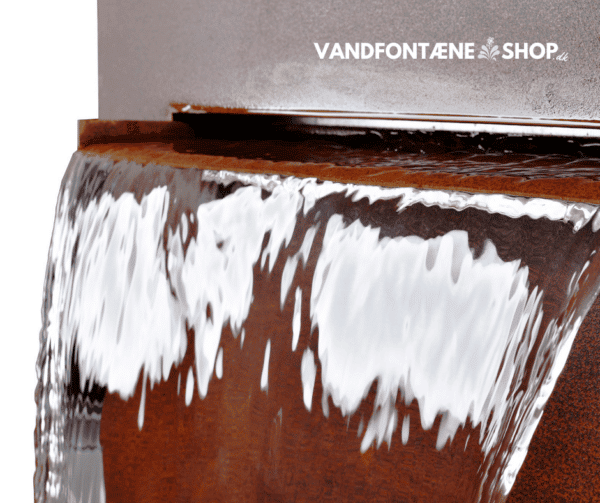 Springvand og vandfontæner i corten stål - Vandfontæne Shop